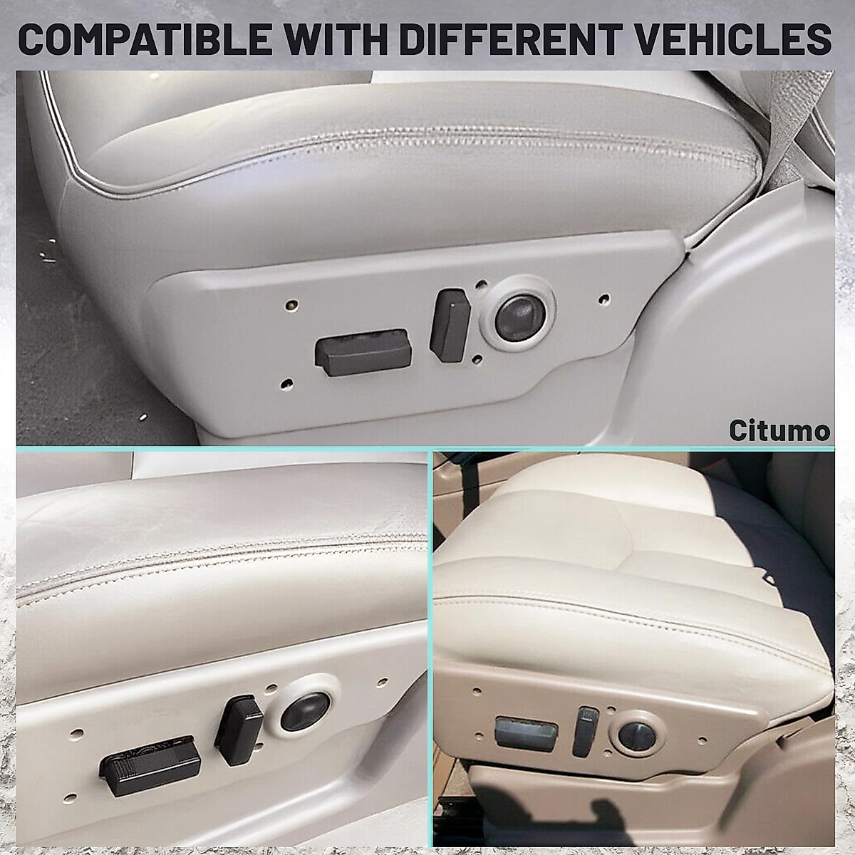 12451498 Front Right Passenger 8 Way Power Seat Control Adjustment Switch Fit 2007-2013 Sierra Yukon Avalanche Silverado Suburban Lacrosse