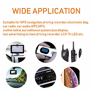 ZZHXSM 12V to 5V Micro USB Power Adapter Compatible, Buck Converter Module Ring Alarm Keypad Converter Step Down Module with Ring Alarm Keypad