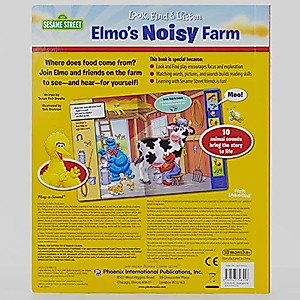 Sesame Street - Elmo's Noisy Farm Look, Find, and Listen Activity Sound Book - PI Kids