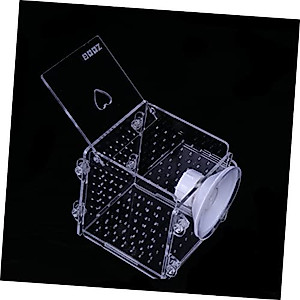 2 Pcs Fish Acrylic Incubator Baby Fish Incubator Fish Tank Tool Fish Hatchery Cage Aquatic Pet Supplies
