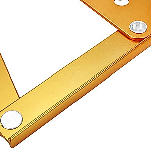 Tsnamay 2Pcs Orange Closet Clothes Hangers Folded Hangers Travel Hangers Metal Aluminum Hanger