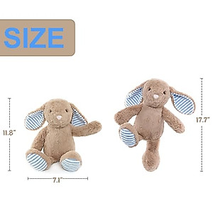 WEIGEDU Rabbit Bunny Stuffed Animals Plush Toys for Kids Boys Girls Birthday Bedtime Christmas Easter Gifts