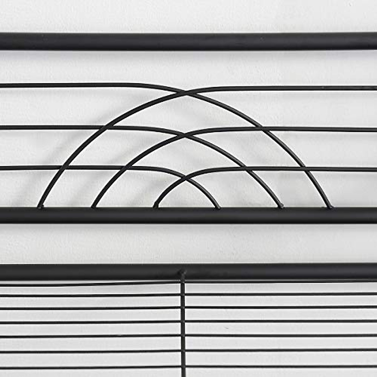 LEEDA 3-Tier Freestanding Multipurpose Storage Shelves Heavy Duty Metal Shelving Unit, Display Plants Flowers Bath Essentials, for Kitchen Bathroom Office, Black