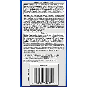 StarKist Ready-to-Eat Tuna Salad Kit, Original Deli Style