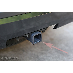 MULL 7" Texas 3D Five Point Star Metal Hitch Cover (Fits 2" Receiver, Black)