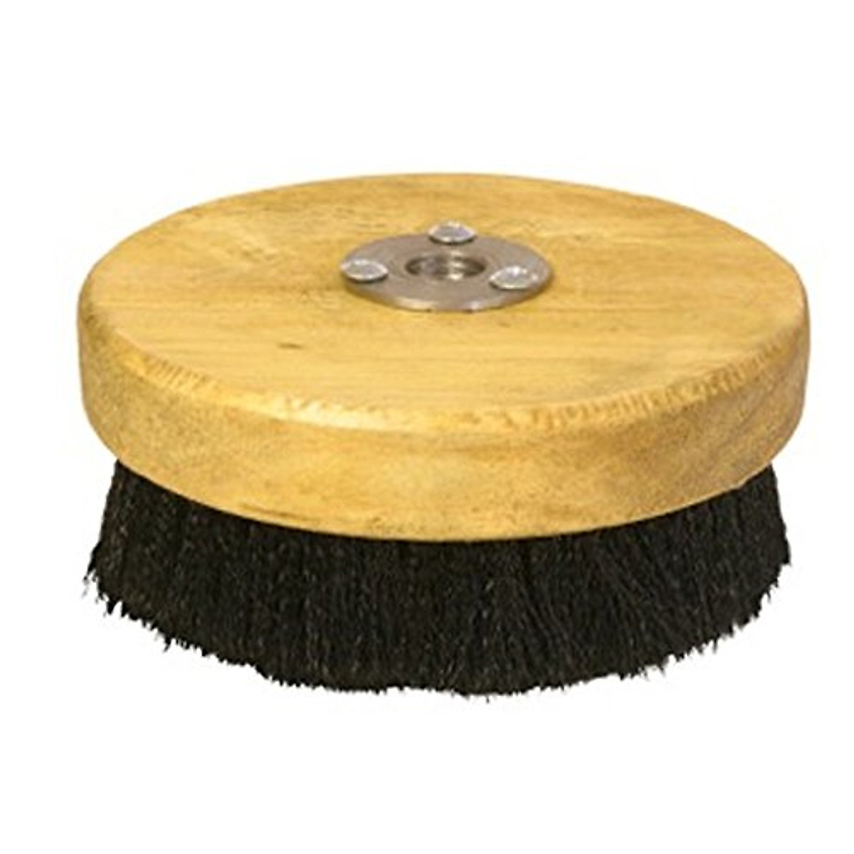 HI-TECH Carpet and Upholstery Shampoo 5” Wood Block Brush for Rotary Buffers - Polishers