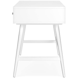 Signature Design by Ashley Thadamere Contemporary 54" Home Office Desk with 3 Drawers, White