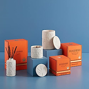 Jonathan Adler Hashish Candle, White, 10 Ounce