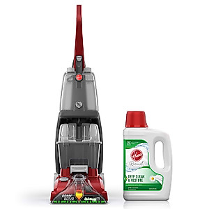 Hoover PowerScrub Deluxe Carpet Cleaner Machine, FH50150NC + 64 oz Everyday Carpet Cleaner Solution, Deep Cleaning Carpet Shampoo, AH31924