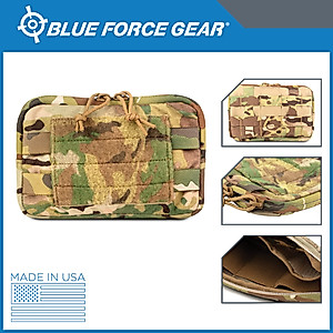 Blue Force Gear MOLLE Admin Pouch - EDC Pouch, Durable USA-Made MOLLE Accessories - Coyote Brown - 1 x 8 x 5.5 Inches