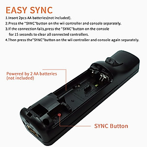QUMOX Remote Controller Remote Control + Nunchuk for Ntdo Wii/WII U