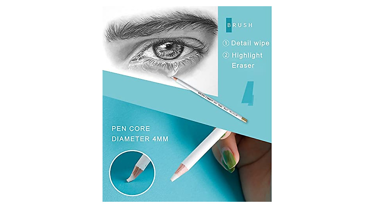 Professional Eraser Pencils Set for Artists and Students | Reliable ...