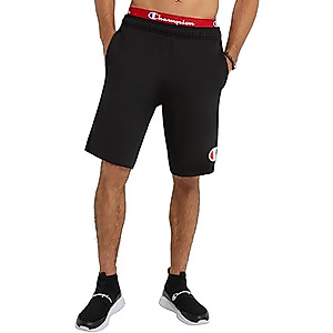 Champion Men's Graphic Jersey Short, black, X Large