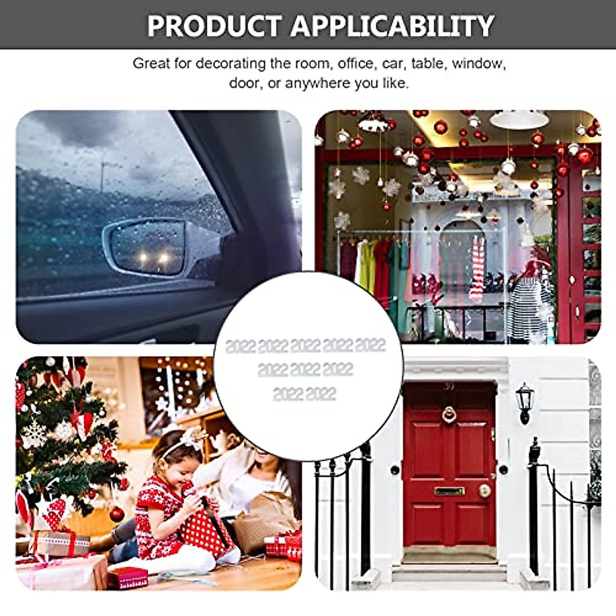 BESTOYARD 3 Packs 2022 Number Confetti Happy New Year 2022 Paper Scatter Confetti Scene Layout Prop Table Centerpiece Decor for Home Bar Party Supplies Silver