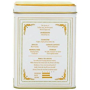 Harney & Sons Darjeeling Black Tea, 20 Sachets of Black Tea | Classic Collection, 20 sachet tin