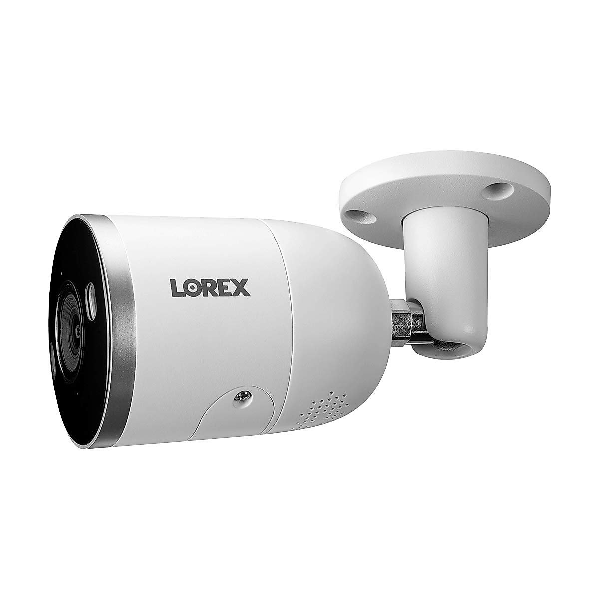 Lorex 4K Security Camera System, Fusion 8-Channel 3TB NVR with 4 Ultra HD IP Wired POE Metal Security Cameras with Smart Deterrence, Motion Detection Video Surveillance