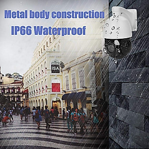 Alptop Outdoor 4K PTZ IP POE 8MP Security Camera Pan Tilt 30xOptical Zoom Speed Dome 300FT IR Night Vision with Motion Detection IP66 Weatherproof 4.5inch