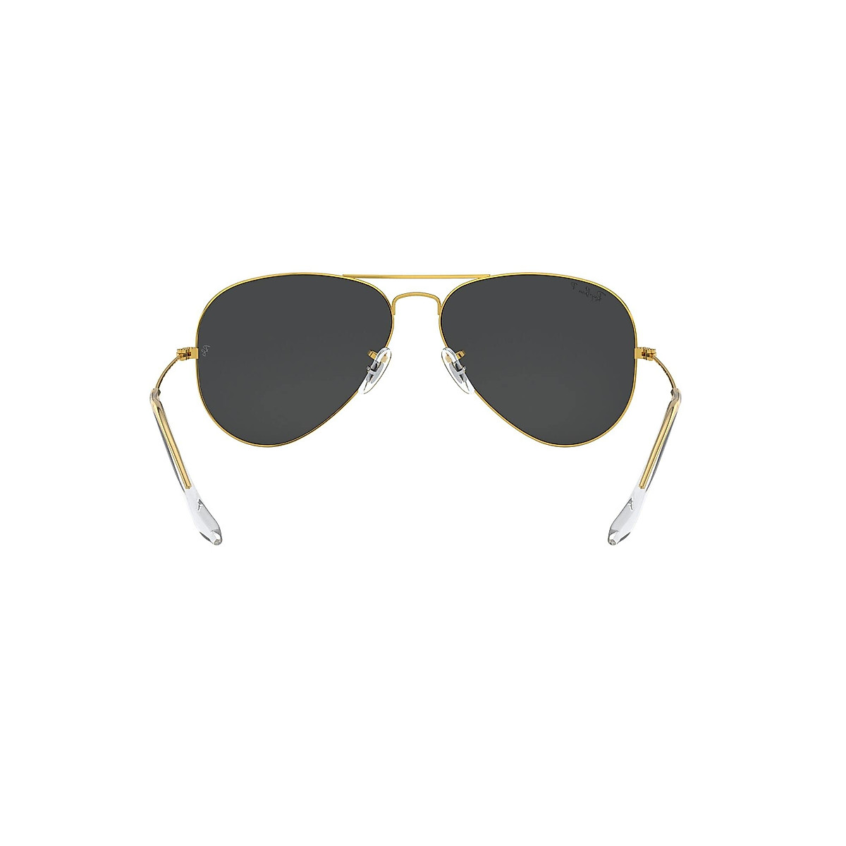 Ray-Ban RB3025 Classic Aviator Sunglasses, Legend Gold/Polarized Black, 62 mm