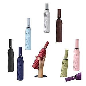 SUTMDO Umbrellas for Rain,Sun UV Umbrella, Travel Umbrella, Automatic, Strong Steel Shaft, Folding and Portable Umbrella (30bai)