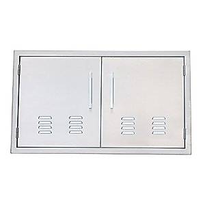 Sunstone BA-VDD36 Beveled Frame Vented Double Access Door, 36"