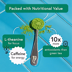 Matchabar Matcha Powder (30g) - Ceremonial Grade Authentic Japanese Matcha Green Tea Powder - Matcha Green Tea Powder Harvested in Japan - Matcha Tea Powder Latte - Zero Sugar, Vegan & 0 Calories