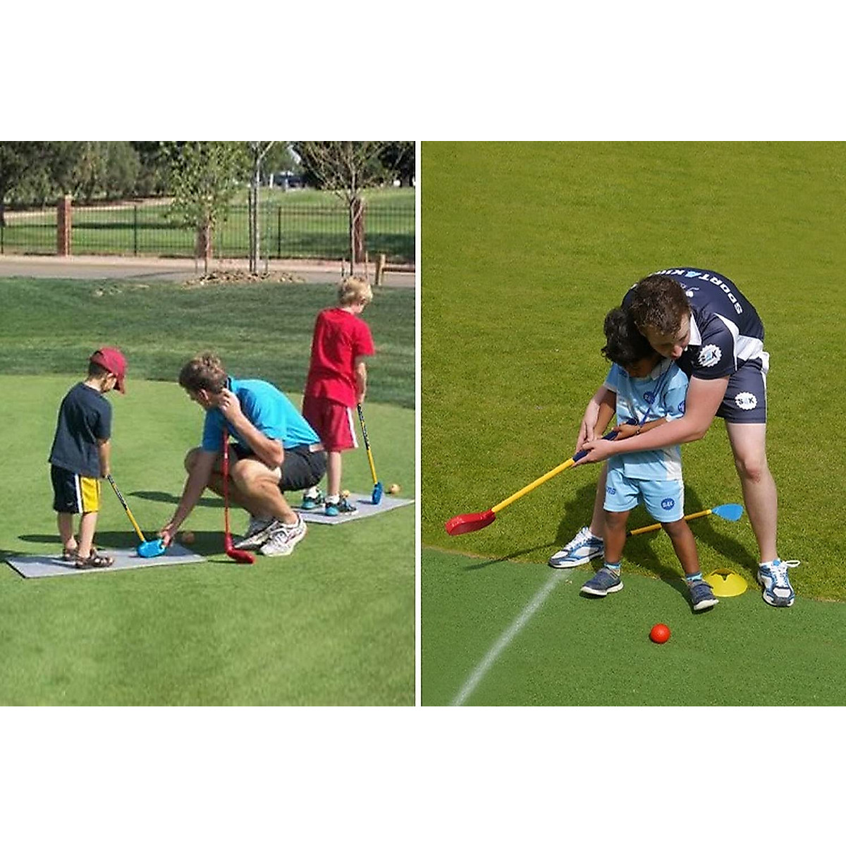 Junior Golf Putter Large Hitting Surface Golf Clubs Boys Girls Beginner Practice Rods Golf Club Putters for 3-12 Kids (Blue,Age 9-12)