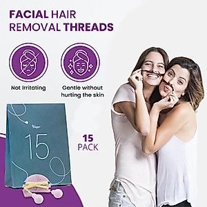 15x Hair Removing Threads for Slique Body and Face Hair Removal System