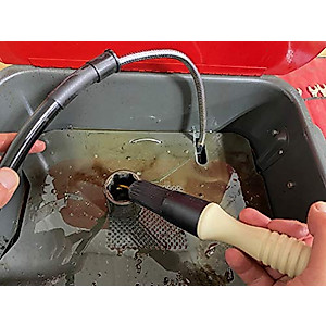 Oriflo With Hose (OR101H) Flow-Thru Parts Washer Brush (10.25 Inches, 4.25 Ounces), 28 Inch Hose Connects To Parts Washer Nozzle