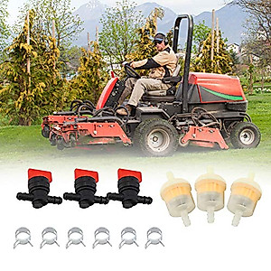 Fuel Gas Tanks Shut Off Valves Filters Clamps Garden Brush Cutter Lawnmower Accessory