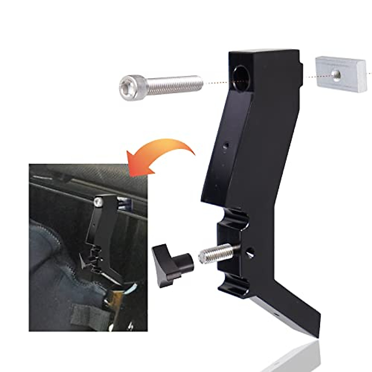 YESHMA Jack Mounting Bracket,Jack Bed Mount Compatible with Toyota Tacoma 2005+