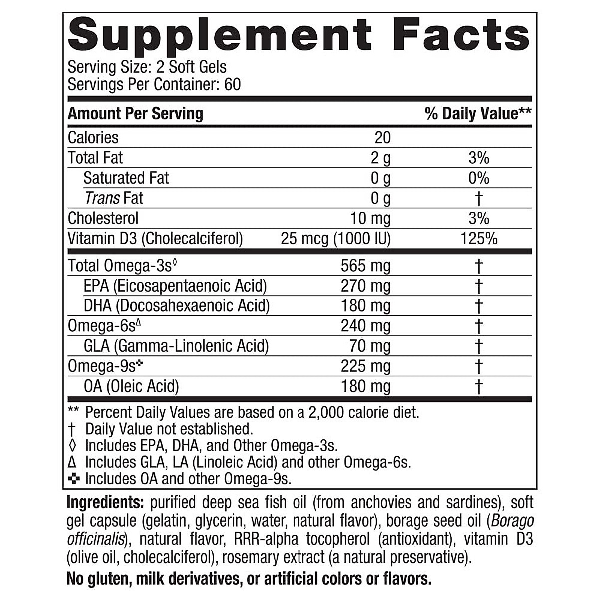 Nordic Naturals Complete Omega-D3, Lemon Flavor - 120 Soft Gels - 565 mg Omega-3 + 70 mg GLA + 1000 IU Vitamin D3 - EPA & DHA - Healthy Skin & Joints, Cognition, Positive Mood - Non-GMO - 60 Servings
