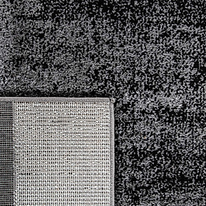 Paco Home Area Rug Modern Abstract Paint Effect Black Grey, Size: 6'7" x 9'6"