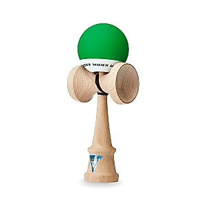 KROM Kendama POP Dark Green – Flawless Balance – Strong and Durable – Enhanced Cognitive Skills – Improved Balance, Reflexes, and Creativity – Kendama Model Pro Made For Beginners and Experts