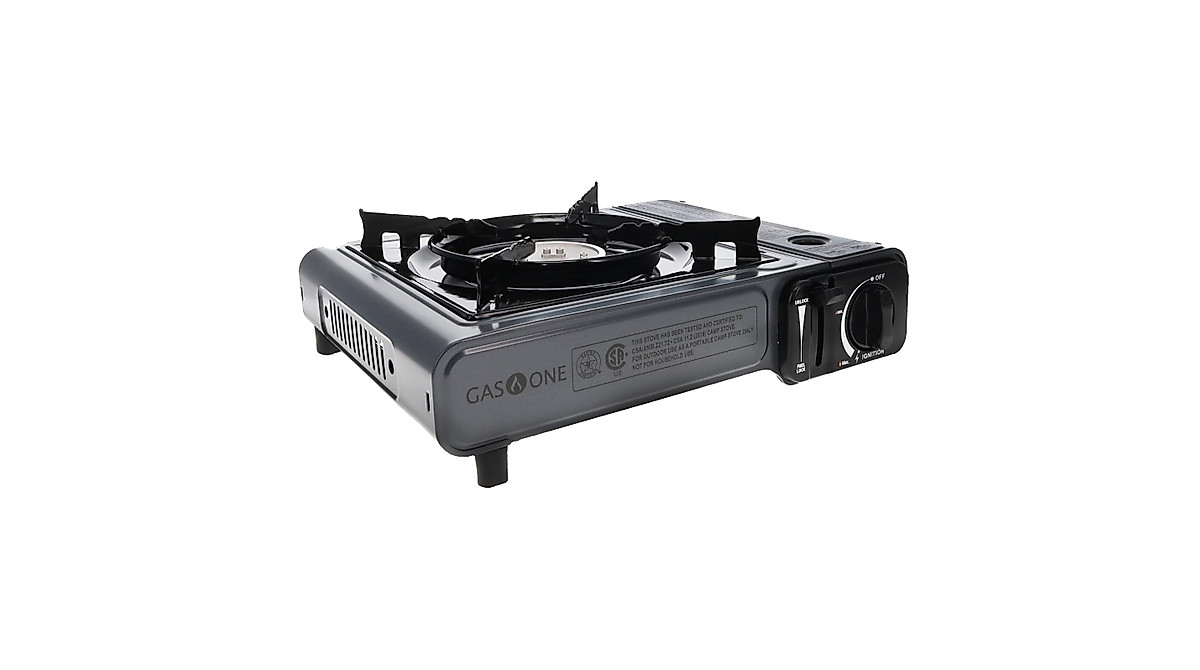 Gas One Portable Butane Stove - 7,650 BTU for Camping