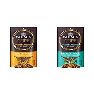 Wellness Bowl Boosters Dog Topper Variety Pack, Digestive Health & Skin & Joint