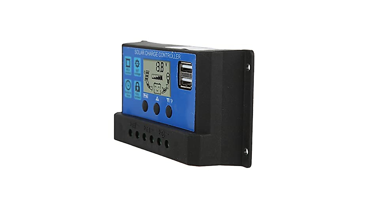 30A Solar Panel Controller with LCD Display