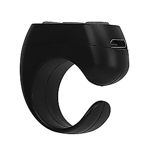 Page Turner, ABS Phone Remote Control Stable Signal 3 Buttons for Watching Shot Video (Black)