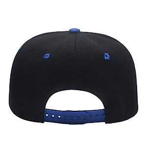 Eray Hip Hop Snapback Casquette,Embroidered.Custom Flat Bill Dance Plain Baseball Dad Hats Black Blue
