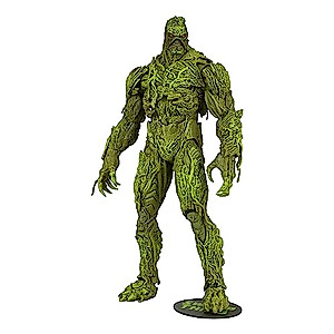 McFarlane Toys - DC Multiverse Swamp Thing Glow in The Dark Edition Gold Label MegaFigure, Gold Label, Amazon Exclusive