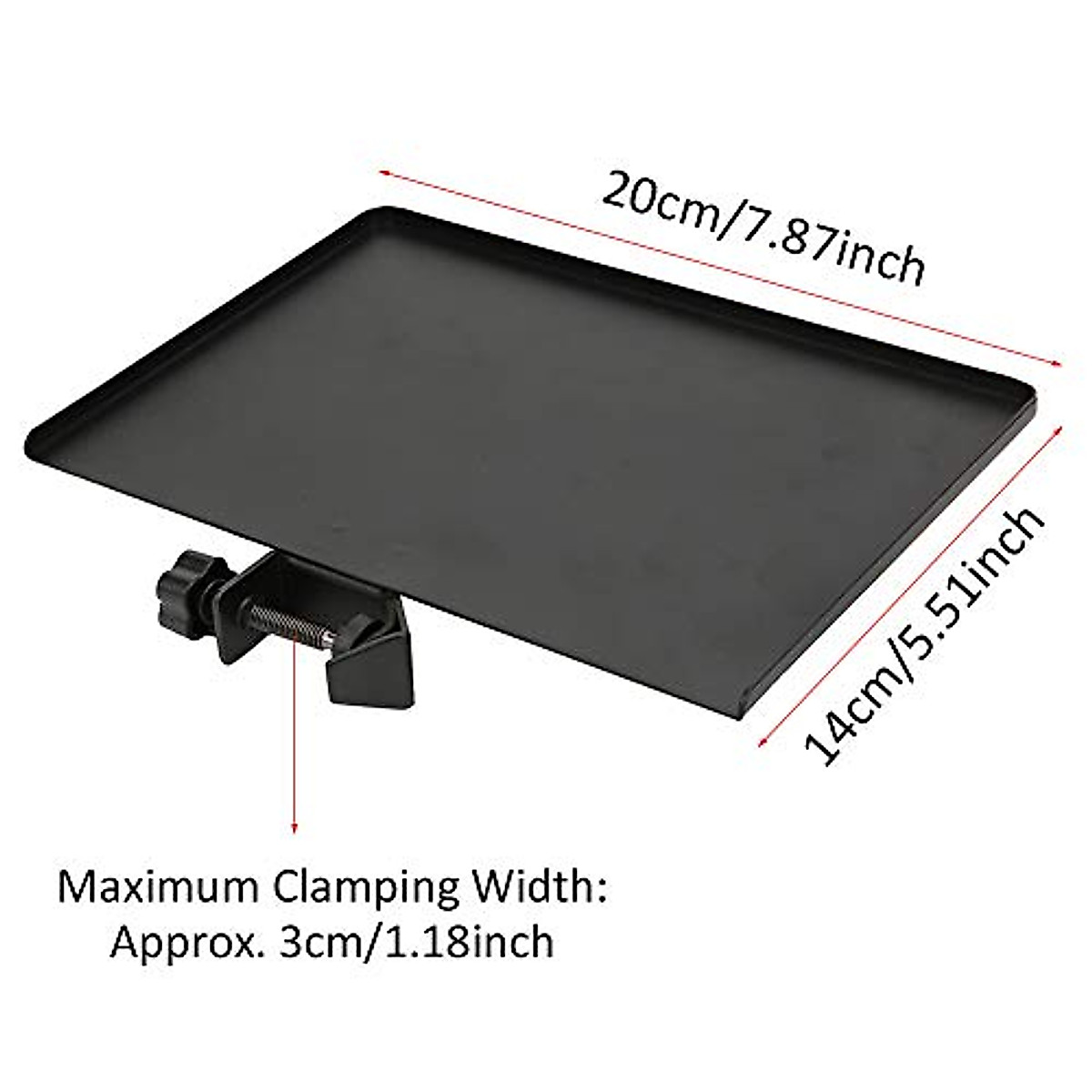 Sound Card Tray,Universal Sound Card Tray Live Broadcast Microphone Mic Rack Stand Phone Clip Holder,Multifunction ABS+Metal Commodity Shelf Mobile Phone Live Broadcast Bracket