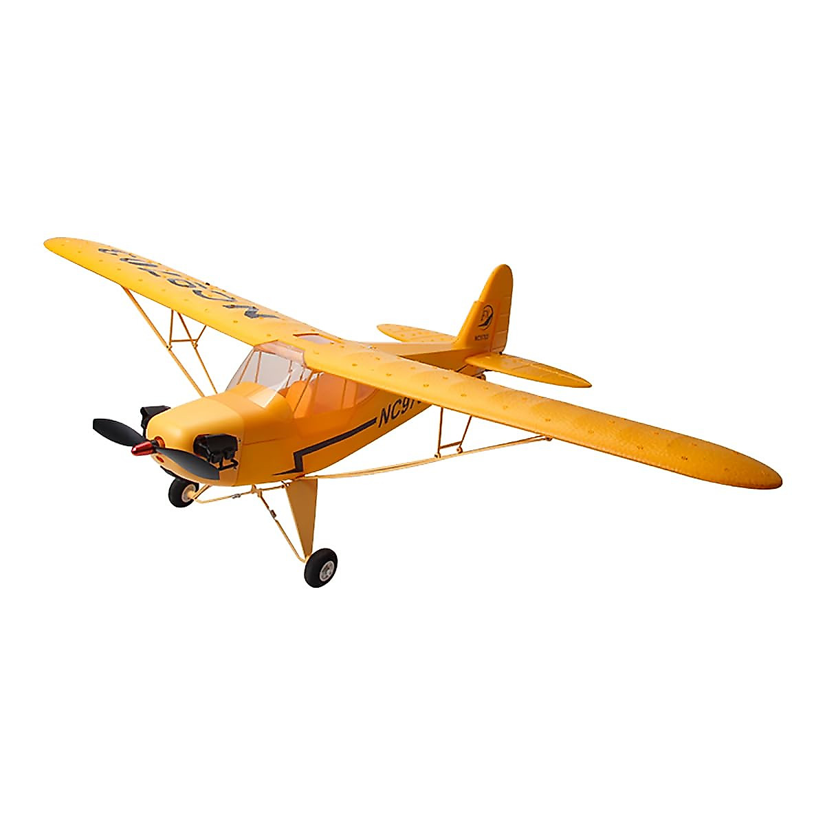 PLRB TOYS RC Hobby Plane, with Brushless Motor RC 5 Channels J3 Aircraft Ready to Fly with 6-axis Stabilizer System for Beginner Practice Wingspan 680mm