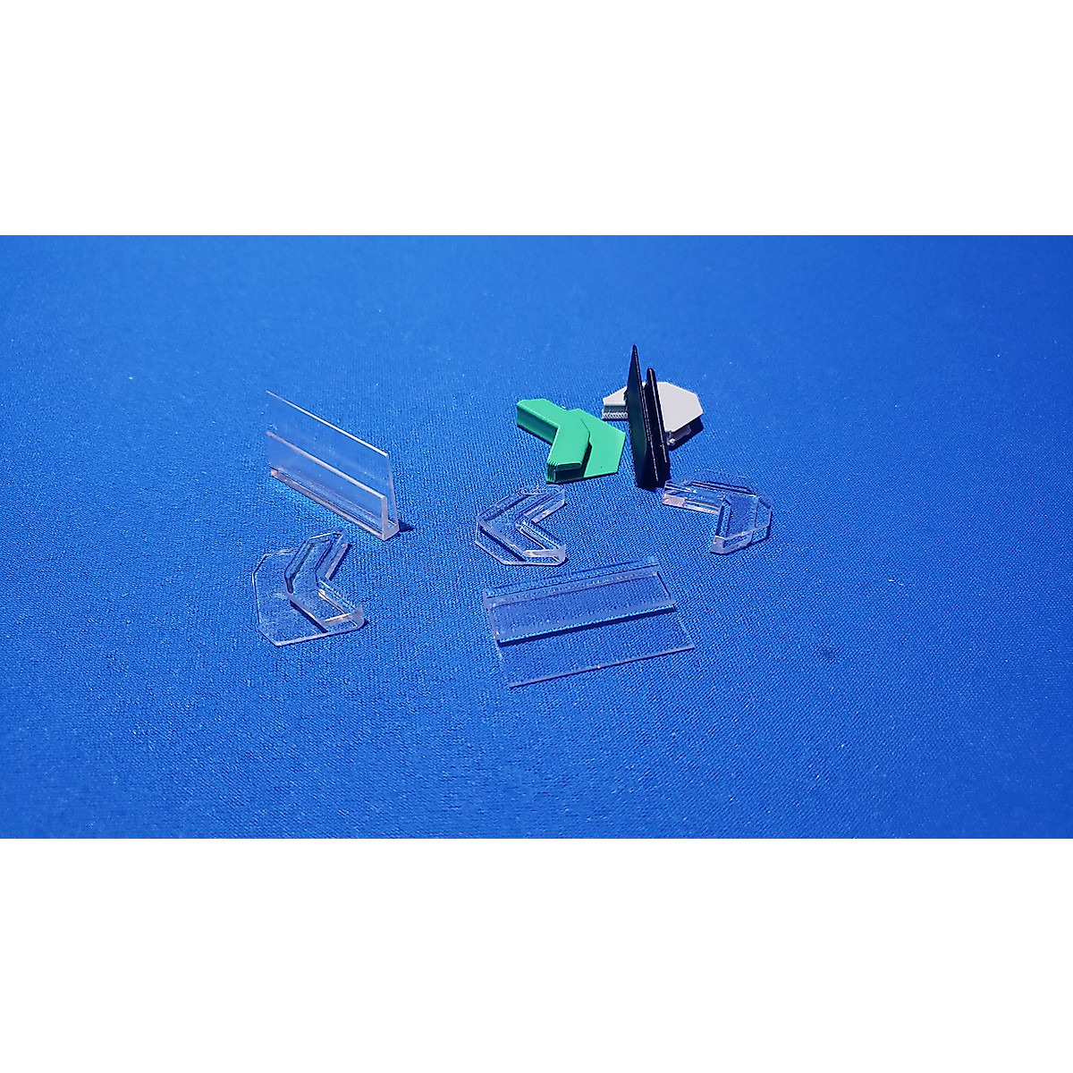 Board Game Clips, Crystal Clear 2mm Straight (8 Pack), Keep Your Boards Together!