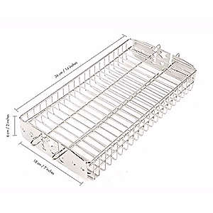 Kanka Grill 100% Stainless Steel Basket. Cook Any Food!