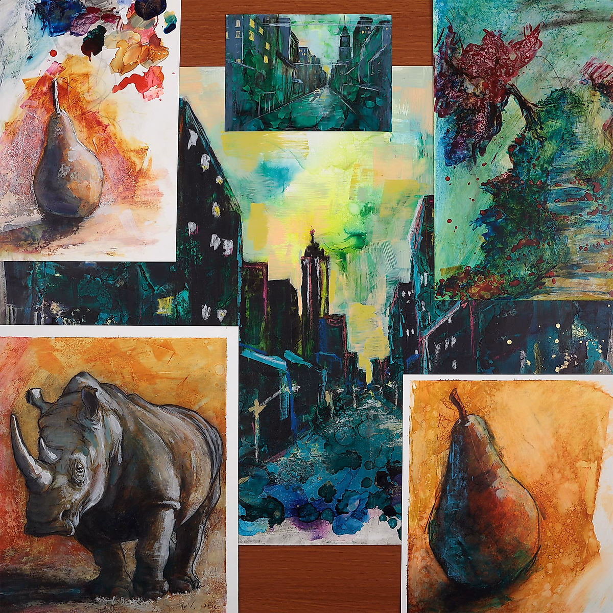 Artfinity Synthesis Watercolor Paper Pads - White 74lb., 200gsm Synthetic Paper for Painting, Sketching, and More! - 11x14"