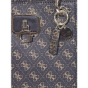 GUESS Noelle Small Elite Tote, Brown Logo