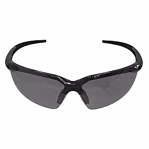 JORESTECH Safety Eyewear, ANSI Z87+ Impact Resistant Polycarbonated Eye Protection Safety Glasses, Black Frame with Smoke Lenses, pack of 12