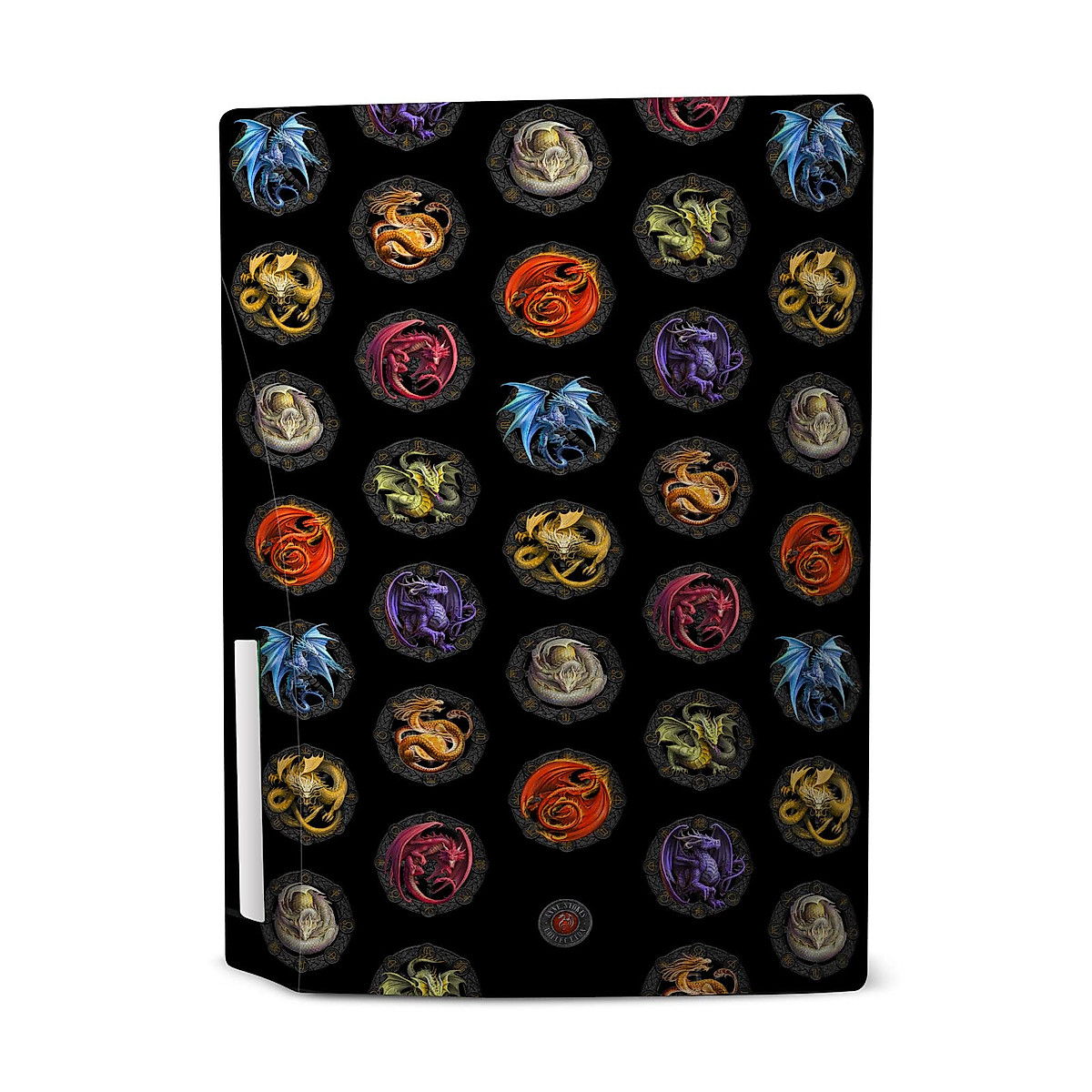 Head Case Designs Officially Licensed Anne Stokes Pattern of Dragons Dragons of The Sabbats Vinyl Faceplate Sticker Gaming Skin Decal Cover Compatible with Sony Playstation 5 PS5 Disc Edition Console