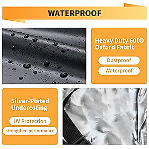 Pizza Oven Cover for Ooni Koda 16, Heavy Duty & Waterproof & Dustproof Cover for Pizza Oven with Pocket Outdoor Carry Accessories