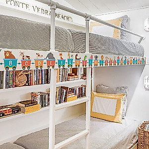 Colorful Alphabet Wall Decals Removable Animal ABC Educational Wall Stickers Cartoon Train Straight Line Stickers Cute Animals 26 Letter Wall Stickers Creative Decorative Children's Room Preschool Wall Stickers