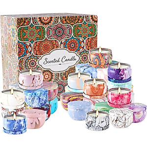 YOROXRG 36 Packs Scented Candles Gift Set, Fragrances Candle for Women, 2.5 OZ Portable Jar Candle for for Spa, Yoga, Bath, Aromatherapy, Stress Relief